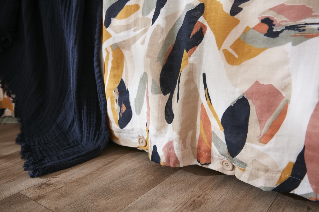 Housse de couette réversible 200 x 200 cm – Double Gaze de coton ...